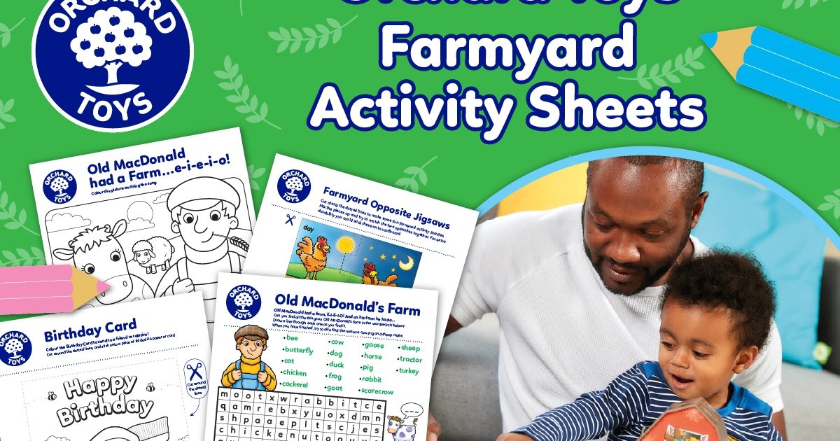 Orchard Toys Activity Sheets July 2025 | Right Start Online