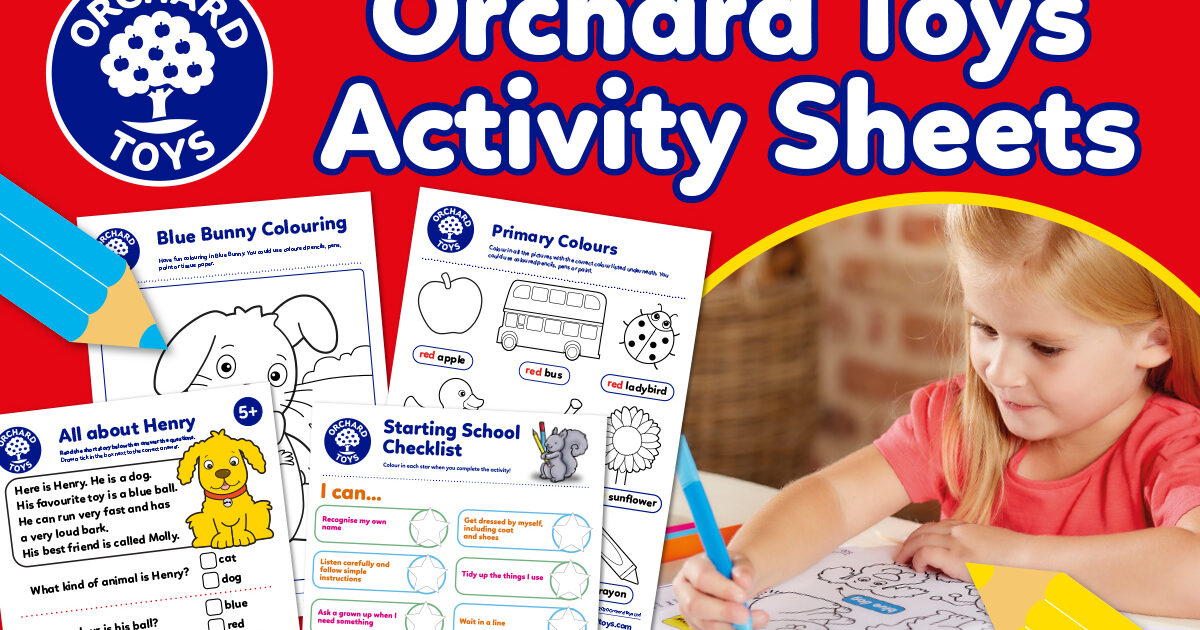 Orchard Toys Activity Sheets September 2022 | Right Start Online