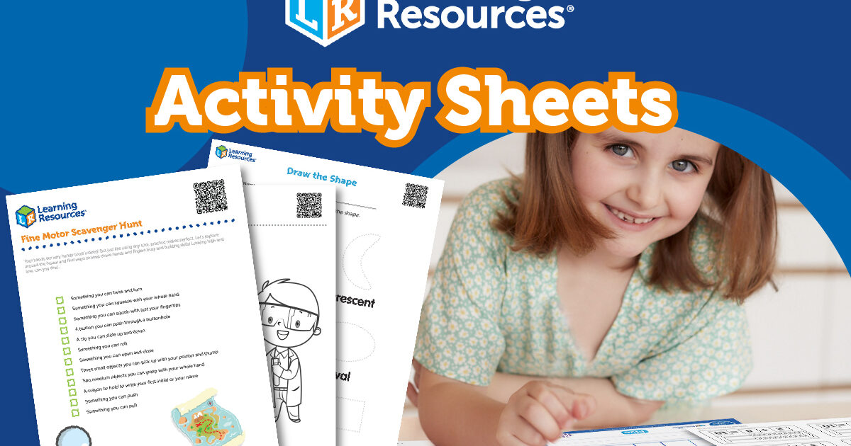 Learning Resources Activity Sheets May 2024 | Right Start Online