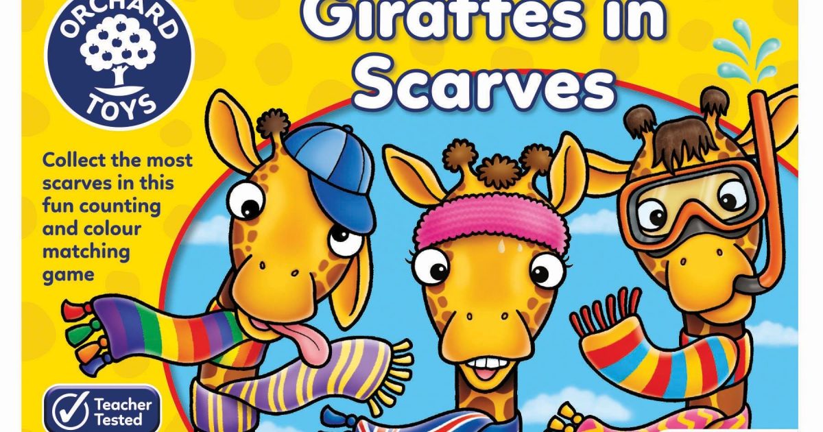 Giraffes in Scarves | Right Start Online