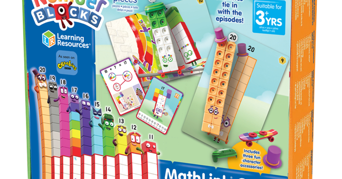 Mathlink® Cubes Numberblocks 11-20 Activity Set | Right Start Online