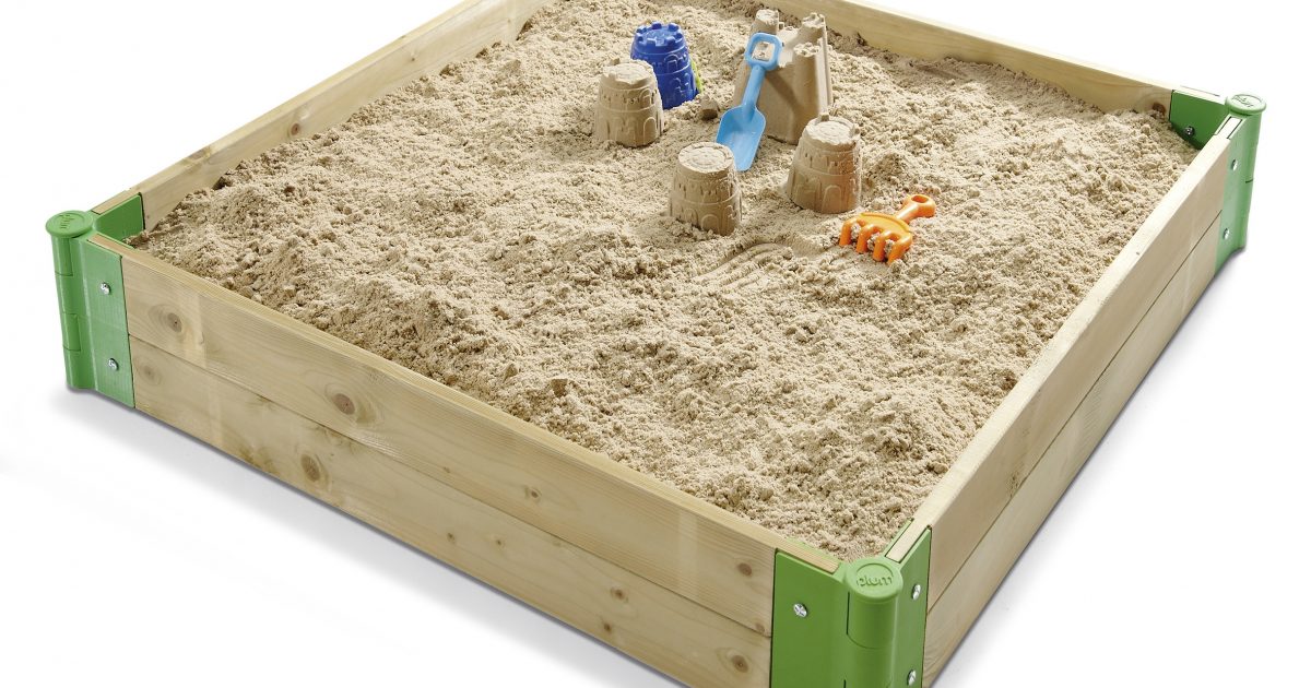 Plum Easy to Build Sandpit | Right Start Online